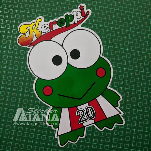 Jual Stiker Printing Sablon Jumbo Vinyl Keroppi Kodok Katak Hijau ...