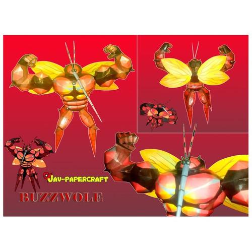Jual Pokemon Absorption Buzzwole Papercraft - Kab. Bekasi - Papercraft ...