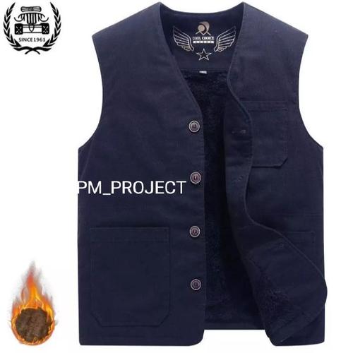 Jual rompi kantor vest/rompi pria/rompi simpel/rompi casual - Hitam, M ...