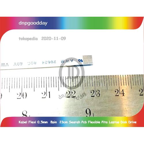 Jual Kabel Flexi 0,5mm 8pin 23cm Searah Pcb Flexible Pita Laptop Disk ...