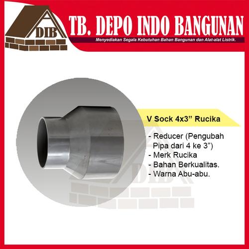 Jual V SOCK 4X3" D RUCIKA VLOK SOCK REDUCER RUCIKA PLOK SOK FLOK IN ...