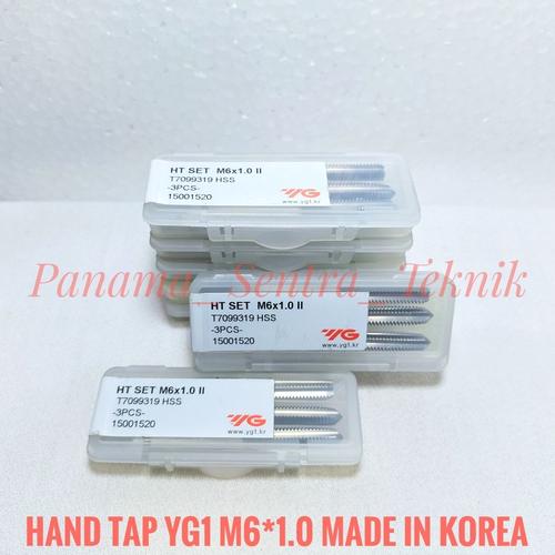 Jual Hand Tap M6*1.0 Merk YG1 KOREA Tap Manual Lurus M6*1.0 Made in ...