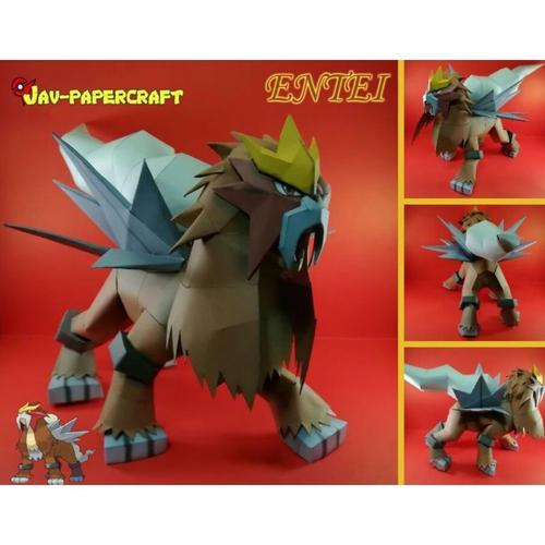 Jual Pokemon Entei Papercraft - Kab. Bekasi - Papercraft Tiviti | Tokopedia