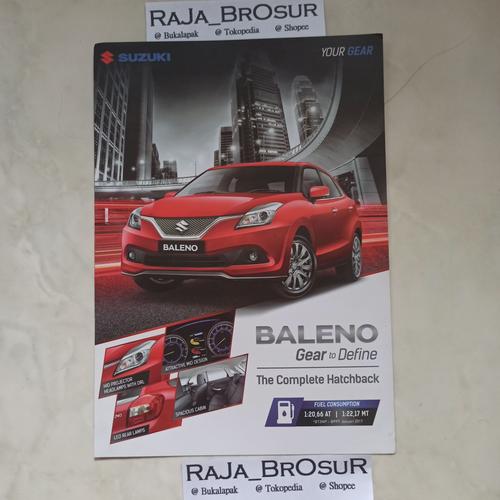 Jual Poster brosur katalog leaflet Suzuki Baleno 2017 - Kab. Langkat ...