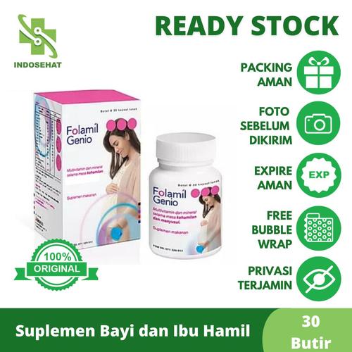 Jual Folamil Genio Multivitamin per botol 30 butir - Jakarta Timur ...