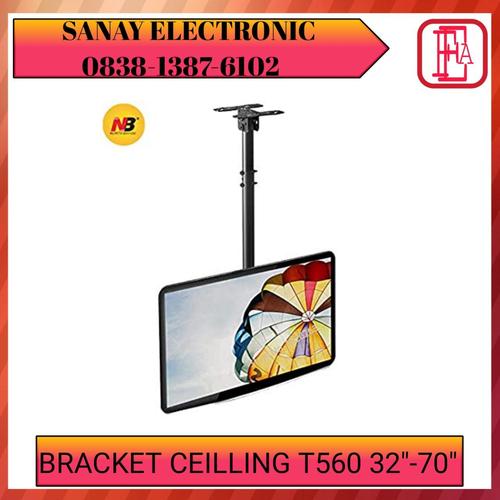 Jual Bracket tv Ceilling gantung plafon T560-15. 32"-70" Titl Swivel 71 ...