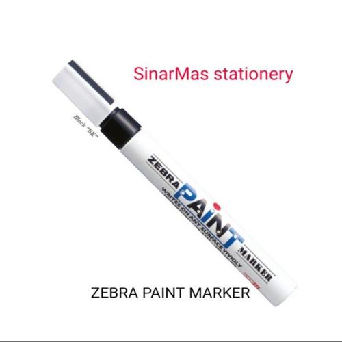 Jual Spidol Paint Marker ZEBRA / Spidol Cat Body Kendaraan - Hitam ...