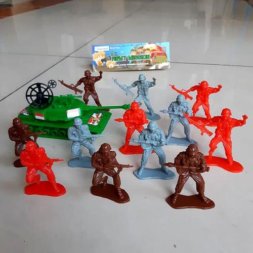 Jual Paket Mainan Figure Tentara Set Miniatur Army Tank Plastik Anak - Kota Bekasi - A.R.A.F.A ...