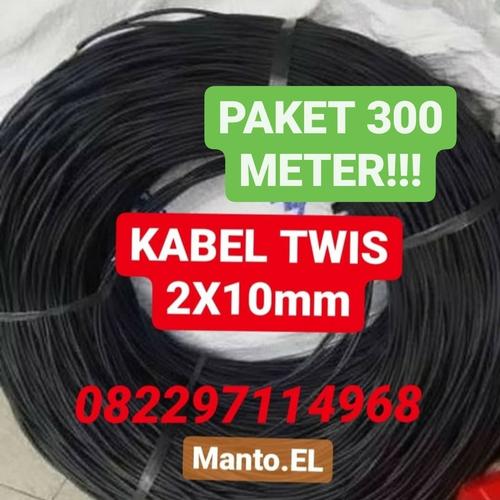 Jual KABEL Twis 2X10 300 Meter / KABEL TWIST / PJU / KABEL SR TIANG LISTRIK - Kota Bekasi ...