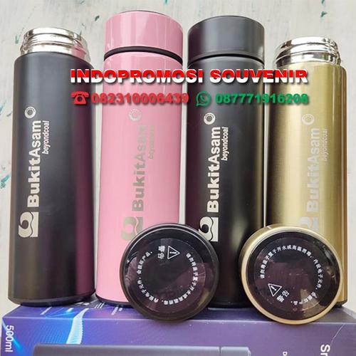 Jual TUMBLER LED SUHU SAKURA / TERMOS LASER GRAFIR SABLON - Putih ...