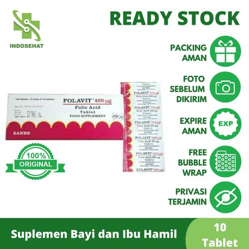 Jual Folavit 400 per strip 10 tablet - Jakarta Timur - Toko Obat ...
