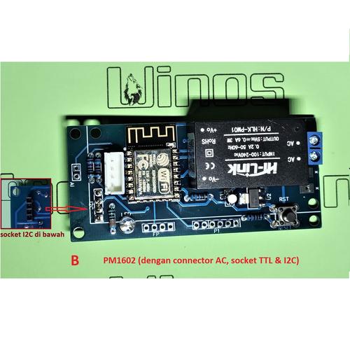 Jual PM1602 Stackable interface for PZEM 004T to Blynk apps -with ...