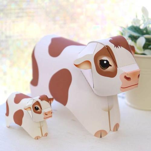 Jual Calf Brown Family Papercaft - Kab. Bekasi - Papercraft Tiviti ...