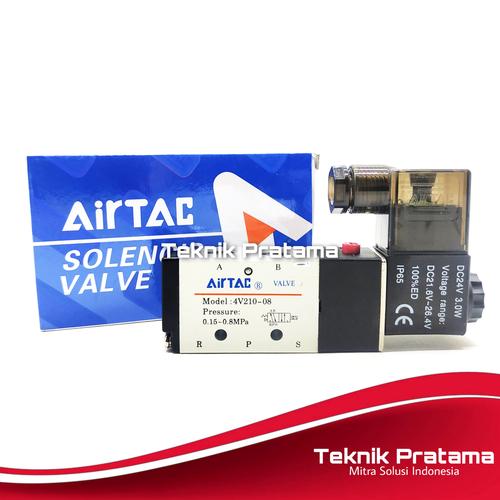 Jual SOLENOID VALVE AIRTAC 4V210-08 24VAC - Voltase Dc24 - Jakarta Barat - Teknik Pratama ...