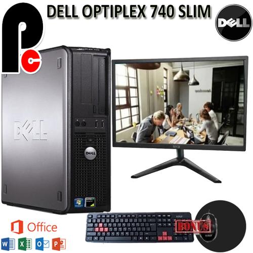 Jual PC Komputer Built Up Dell OptiPlex 740 SLIM AMD plus MONITOR SPC ...
