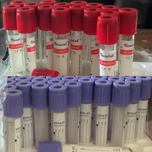 Jual TABUNG DARAH EDTA 3ML/ Vaculab DARAH VACULAB EDTA K3 3ML - Merah ...