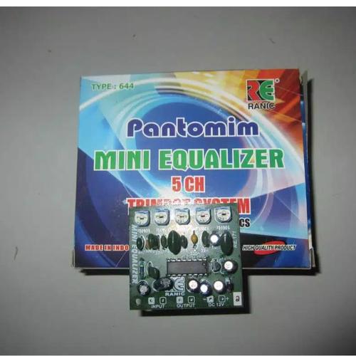 Jual kit audio equalizer mini 5 channel mono type 644 potensio trimpot ...