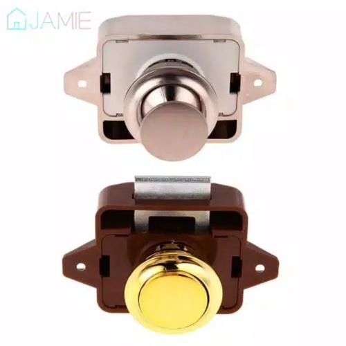 Promo Kunci Pintu Lemari / Push Button Tombol Catch Lock Lemari Pintu ...