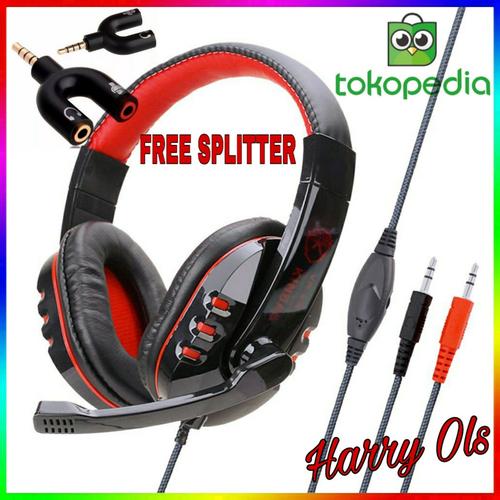 Jual Headset Hedset henset Gaming Kinbas Hifi Dengan Mic VP-X9 Super ...