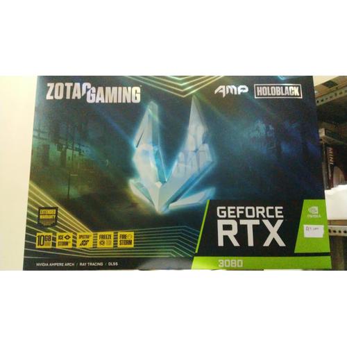 Jual Zotac Geforce RTX 3080 / RTX3080 AMP HOLO BLACK 10GB DDR6X 320 BIT - Jakarta Utara - tf com ...