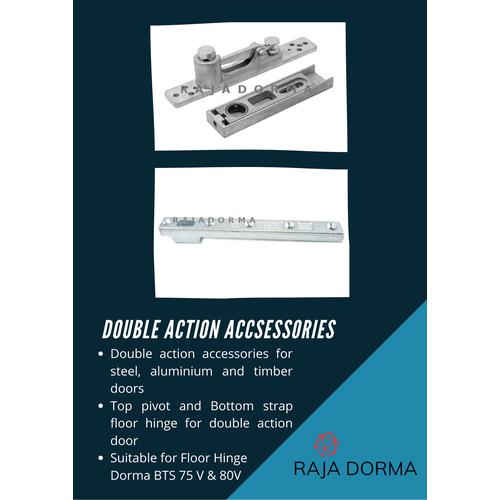 Jual DORMA Top Pivot 8062 + Bottom Strap 7421 Double Action Dormakaba ...