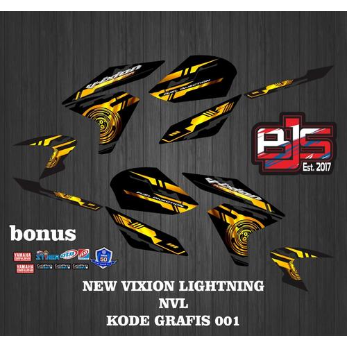 Jual stiker striping list decal hologram motor yamaha NVL yamaha NEW ...