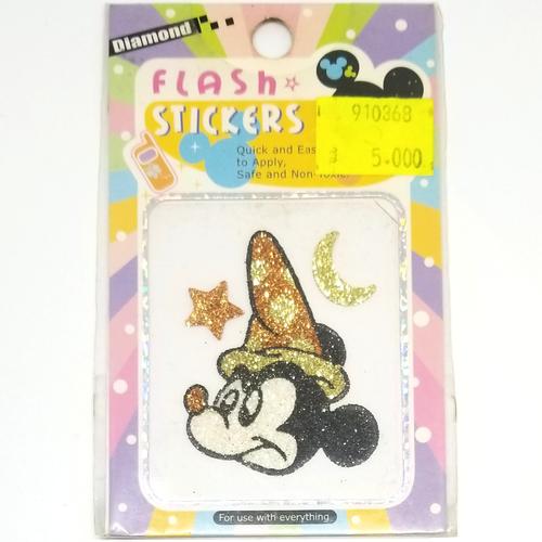 Jual Glitter Flash Sticker Gambar Magical Mickey Mouse label bisa untuk ...