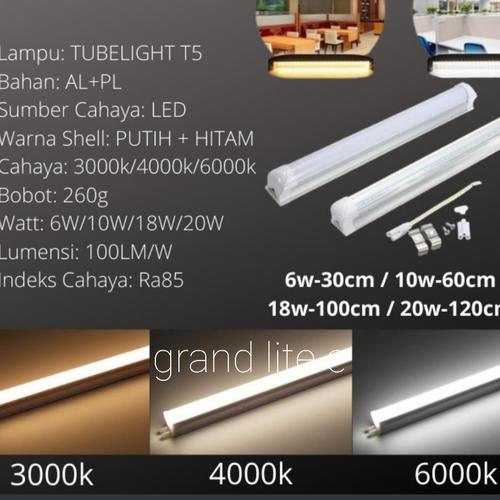Jual LAMPU TL/T5 LED/LED TUBE LIGHT 6W 10W 18W 20W/30CM-120CM TERMURAH - COLD WHITE, 10W - 60CM ...
