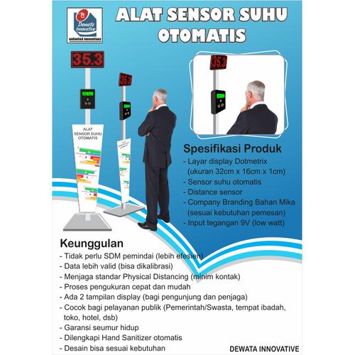 Jual ALAT SENSOR SUHU OTOMATIS DETEKSI MASKER MACHINE LEARNING - Kota ...