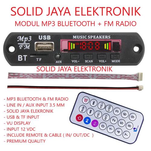 Jual Modul MP3 Bluetooth + FM Radio - Kota Tangerang - SOLID JAYA ...