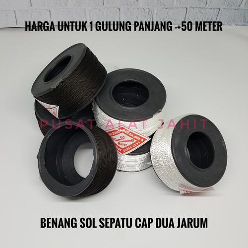 Jual BENANG TALI NYLON SOL JAHIT SEPATU SANDAL SENDAL CAP DUA JARUM PER ...