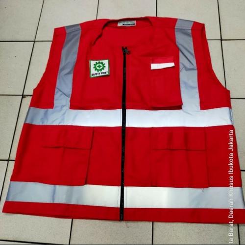 Jual Rompi safety Victoria rompi safety proyek+logo k3 & bendera ...