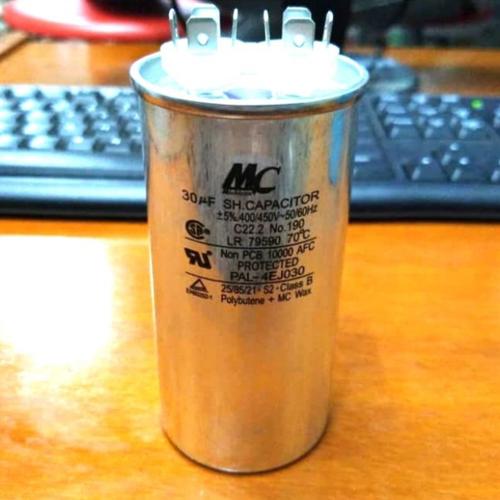Jual 30uF 400/450V~ 30 uF 400/450VAC MC 50/60Hz 70°C MC Original ...