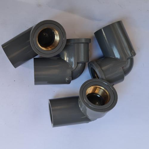 Jual ellbow pvc drat dalem pvc drat kuningan 1/2"inch /faucet elbow ...