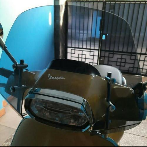 Promo Winshield Fly Screen Vespa New Sprint.Aksesoris Vespa Kaca Depan ...