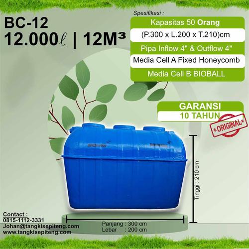 Jual Septic Tank TANGKI BIOTANK 12m3/day 12000 liter 12 m3 - Biotech ...