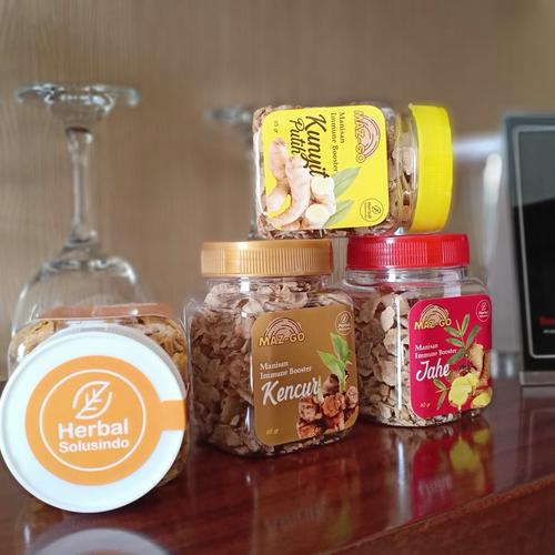 Jual Paket Manisan Herbal 4 Pcs: Jahe, Kencur, Kunyit Putih, Temulawak ...