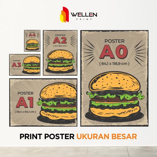 Jual Cetak Print Poster Custom Ukuran A0 - Art Carton 230g, Non Lam ...