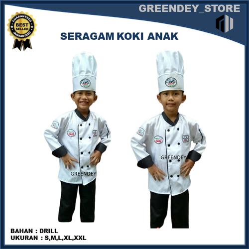 Jual SERAGAM KOKI ANAK KARNAVAL KOSTUM PROFESI LAKI-LAKI PEREMPUAN ...