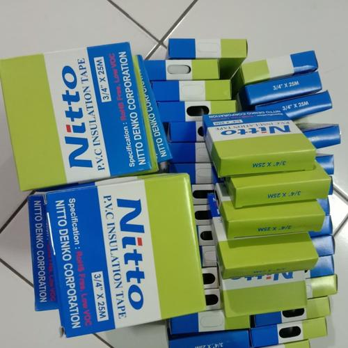 Jual isolasi kabel nitto / solasi / solatip / isolasi listrik nito ...