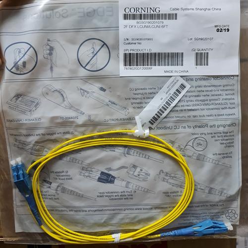 Jual Corning Fiber patch cord LC-LC singlemode 6feet / 1,829mtr ...