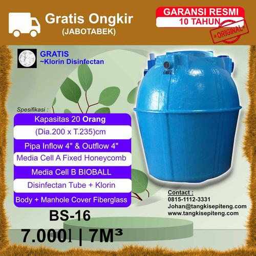 Jual Vertikal BIOTANK 7000 Liter - Vertikal Septic Tank Biotech - Kab ...