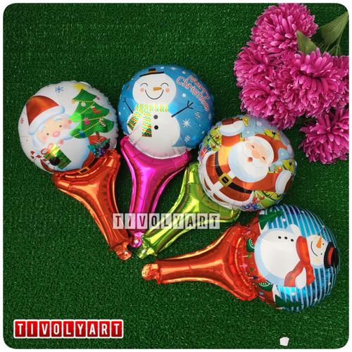 Jual Balon Pentung Bulat CHRISTMAS / Balon Tongkat NATAL / Balon NATAL ...