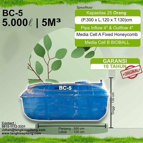 Jual Septic Tank TANGKI BIOTANK 5m3/day 5000 liter 5 m3 - Biotech - Kab ...