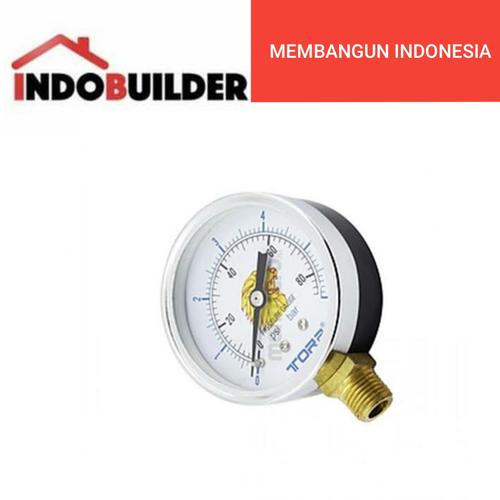 Jual TORA METERAN ANGIN BERTEKANAN 10 BAR PRESSURE GAUGE - Kab ...