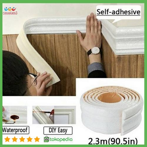 Jual Unik! 3d Wall Frame Bingkai Border Foam / Moulding 3d Wallpaper ...