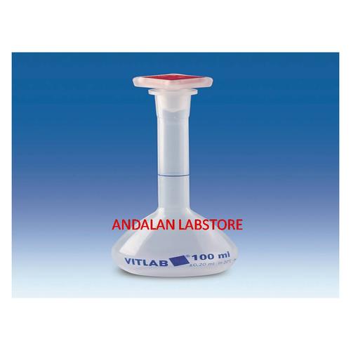 Jual VITLAB Volumetric Flasks, PP, Class B with NS Stopper Cap. 1000 ml - Kota Bekasi - ANDALAN ...