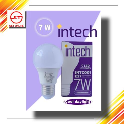 Jual Lampu LED Bohlam Bulat Intech 7 Watt / Lampu Bohlam LED Cahaya ...