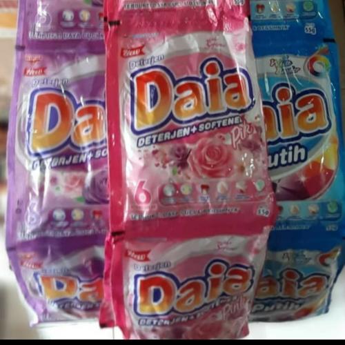 Jual Daia Detergent Bubuk 1 renceng isi 6 sachet - Jakarta Barat ...