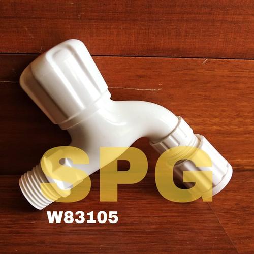 Jual Keran Tembok Lesso 1/2 inch Kran Taman Kran PVC Stop kran Kran ...